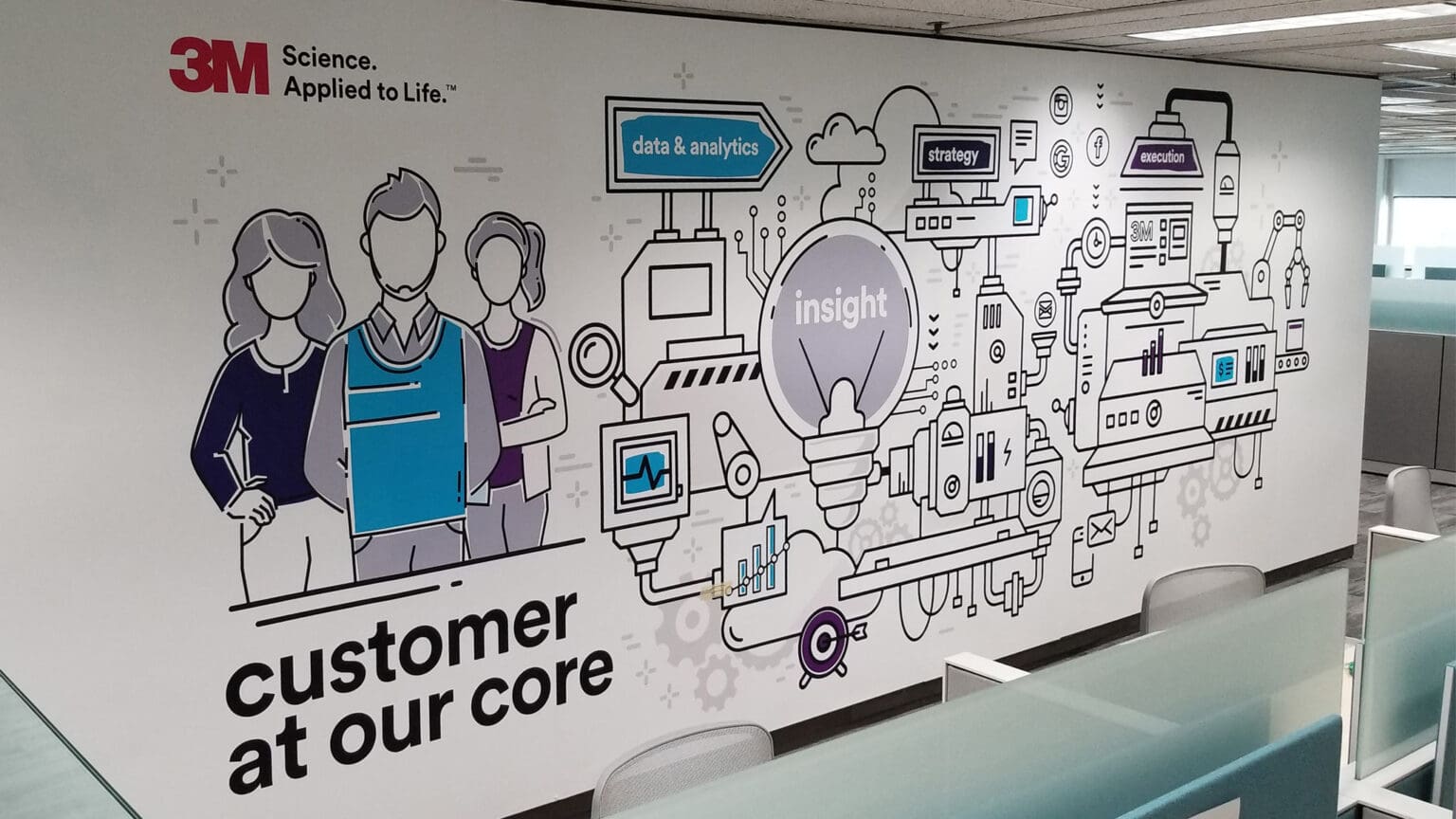 8 Office Wall Covering Ideas That Will Transform Your Workplace | Brand Ink